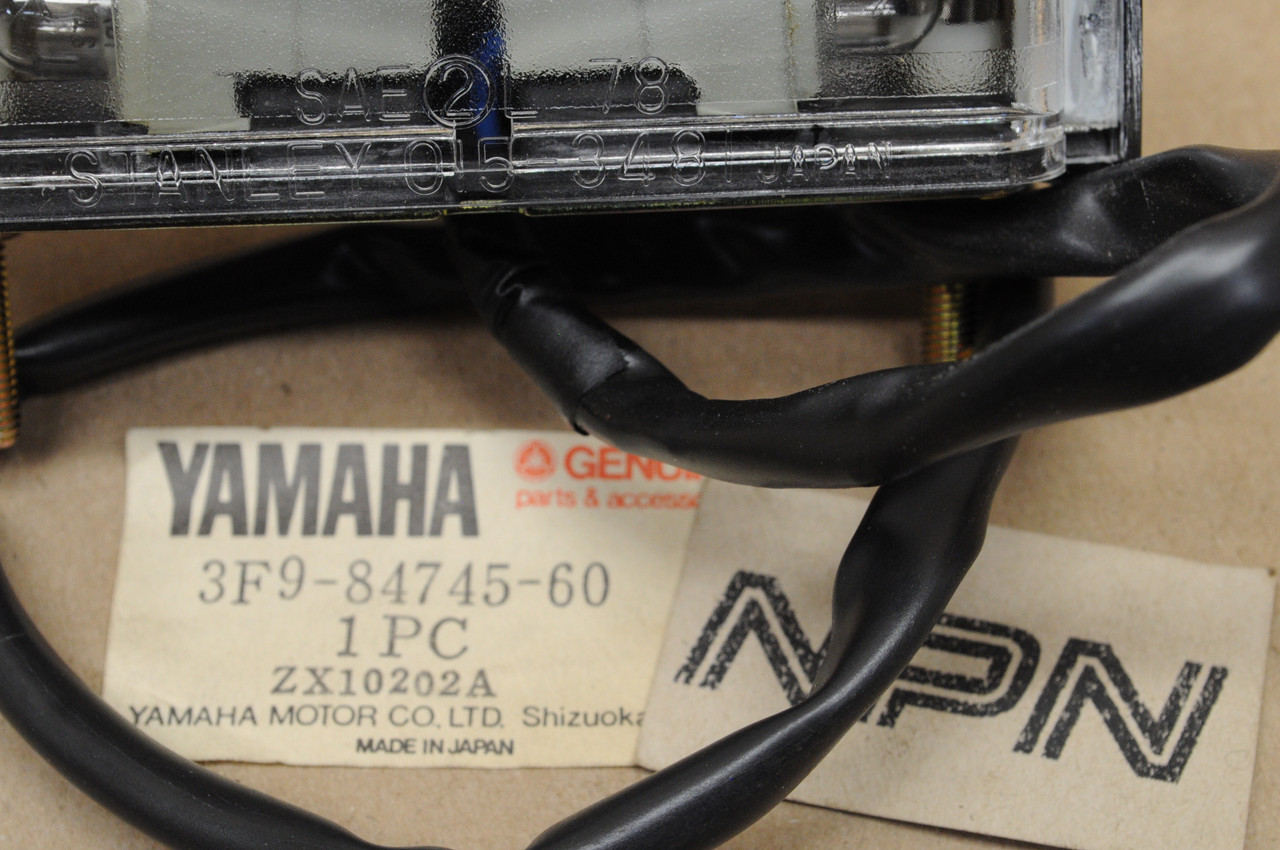 NOS Yamaha XS1100 XS650 XS400 FZX700 YX600 XV920 License Plate Light ...