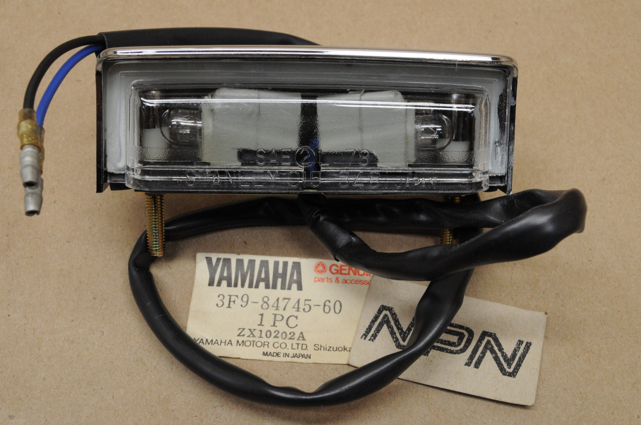 NOS Yamaha XS1100 XS650 XS400 FZX700 YX600 XV920 License Plate Light ...
