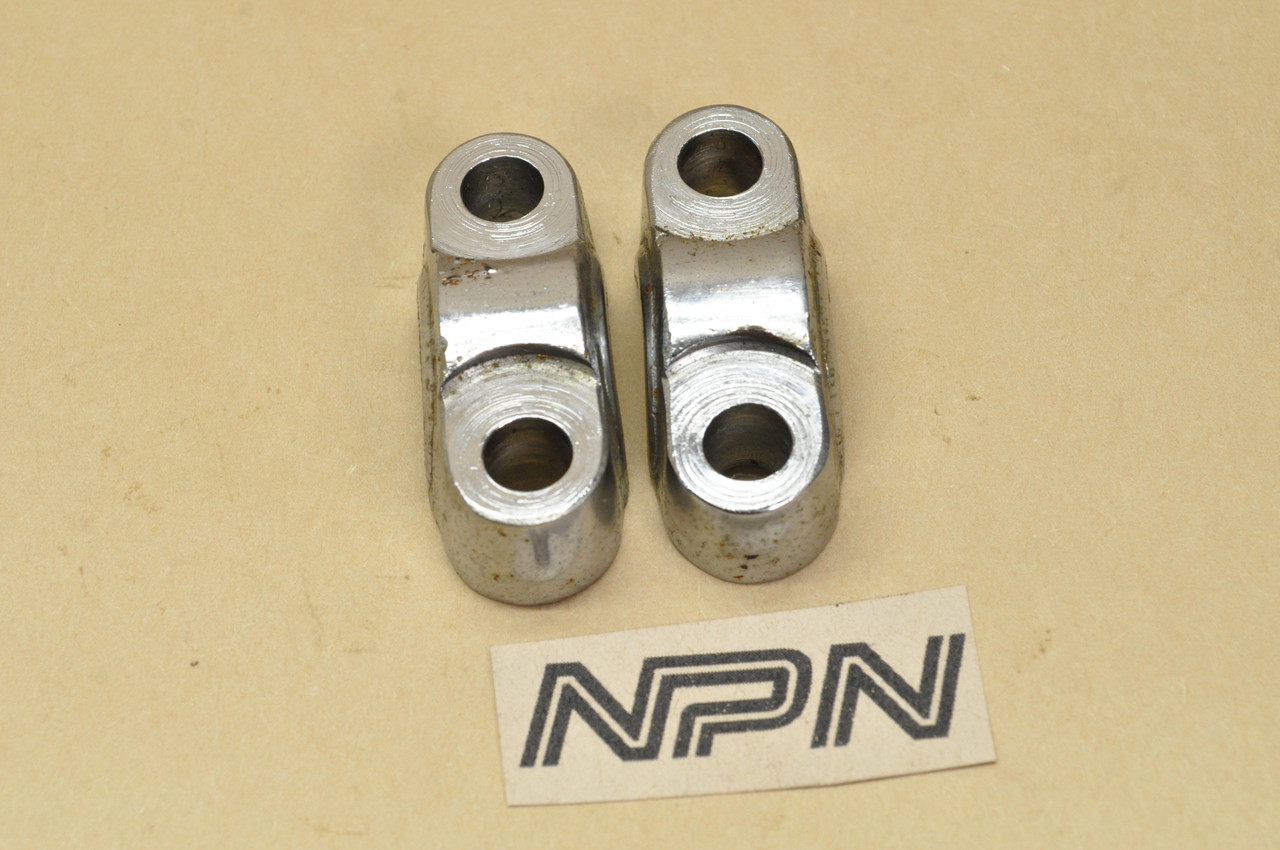 Vintage Used OEM Honda CA175 CB160 CB72 CB77 CL160 Handlebar Clamp Set ...