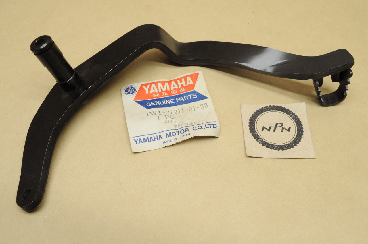 NOS Yamaha 1977-80 YZ125 Rear Brake Pedal 1W1-27211-01-33 - NOS Parts NOW