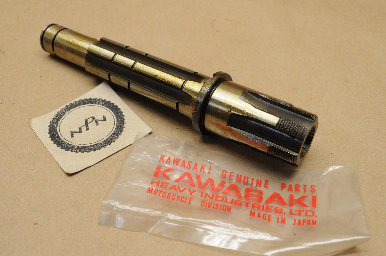NOS Kawasaki 1974-79 KX250 Transmission Output Shaft 13128-1003 - NOS ...