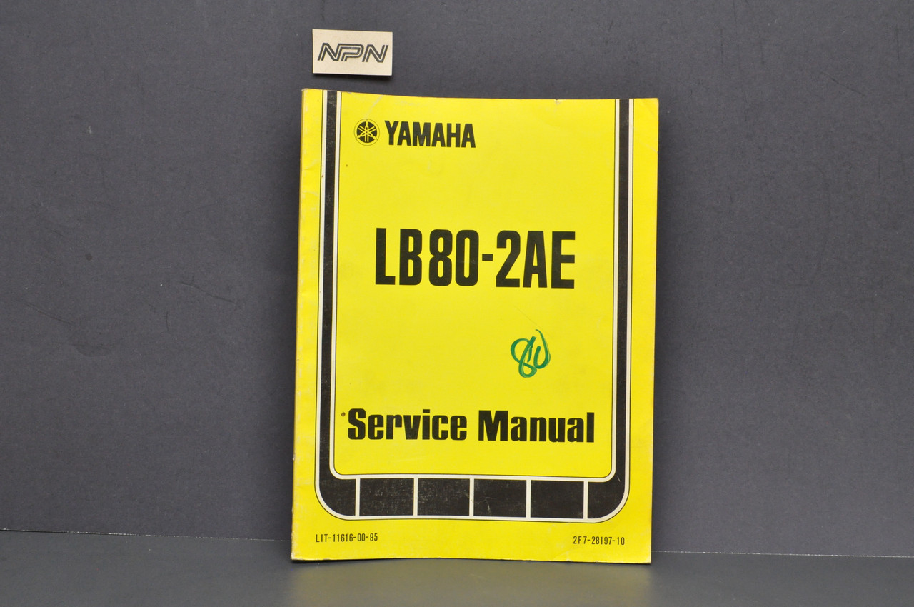 Vintage 1978 Yamaha LB80 2AE Shop Service Manual - NOS Parts NOW