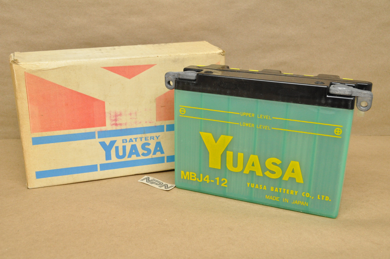 NOS Honda CA72 CA77 Early 305 12V Yuasa Battery MBJ4-12 31500-259-000 ...