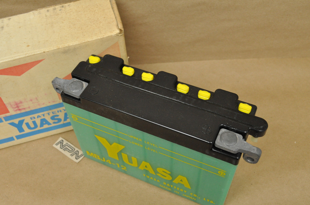 NOS Honda CA72 CA77 Early 305 12V Yuasa Battery MBJ4-12 31500-259-000 ...