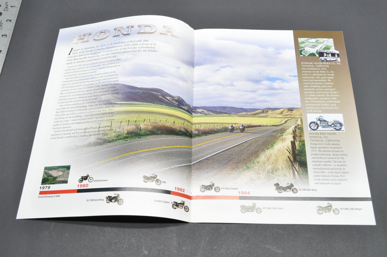 Vintage NOS 1996 Honda Makes a Million Motorcycle Brochure One ...