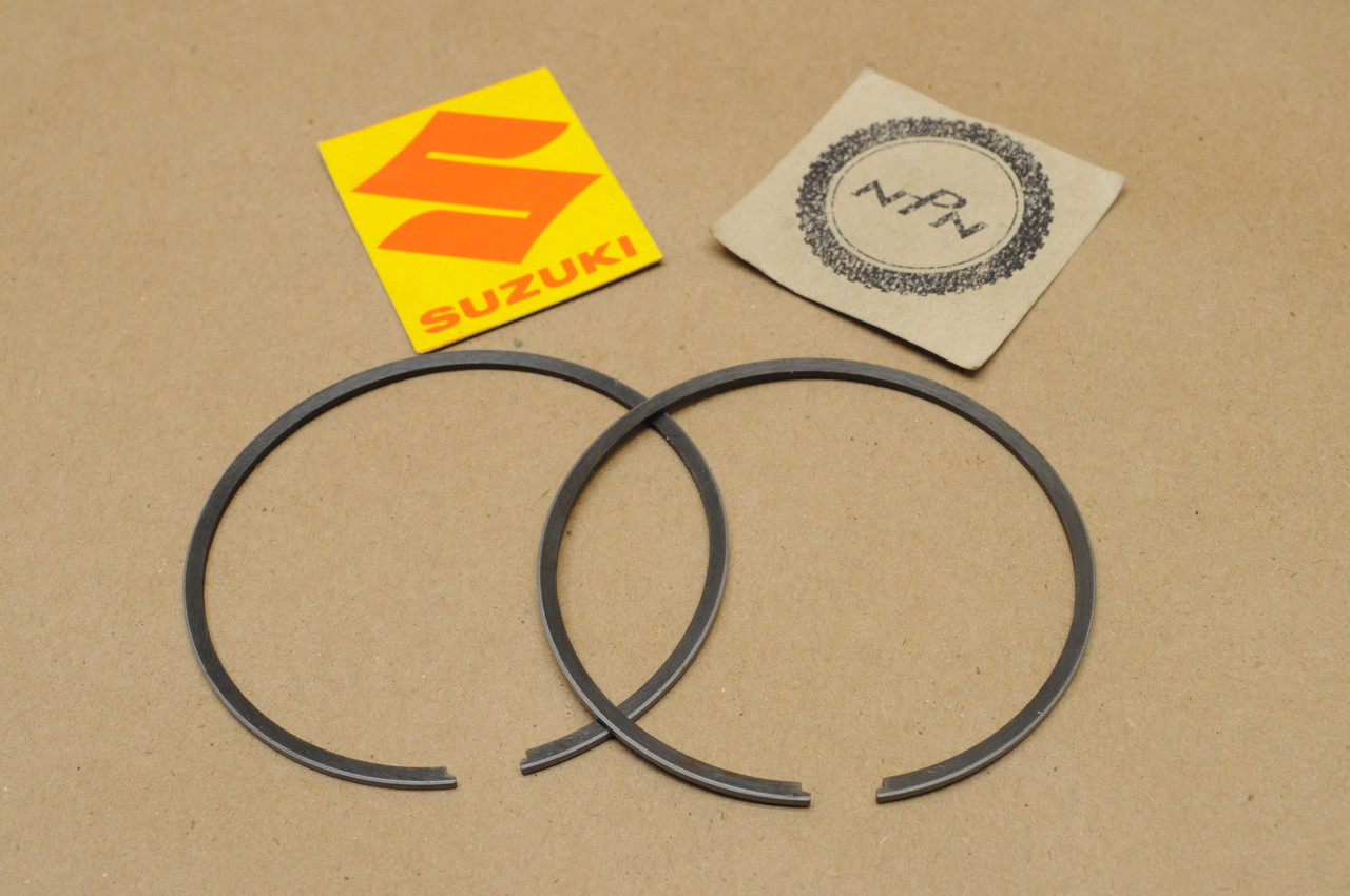 NOS Suzuki TS185 1.00 Oversize Piston Ring Set for 1 Piston= 2 Rings 12140-97310 - NOS Parts NOW