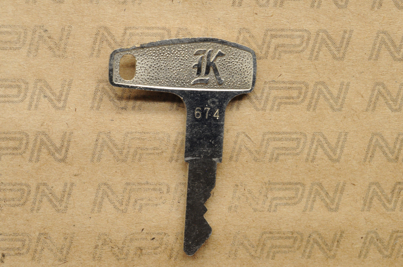 NOS Kawasaki Ignition Switch & Lock Key #674 - NOS Parts NOW