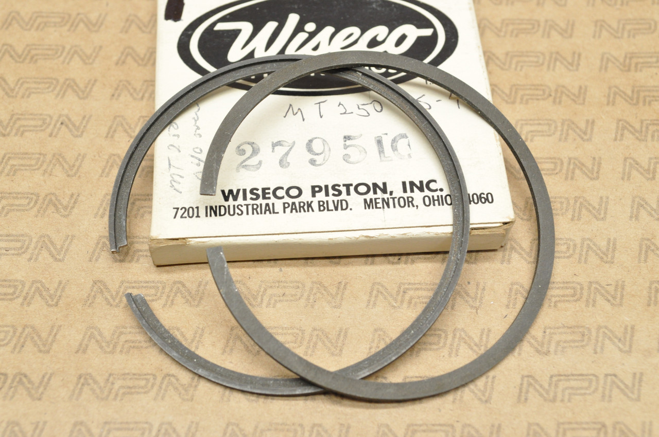 NOS Honda CR250 MT250 Kawasaki H2 KX250 Wiseco 71mm Piston Ring Set ...
