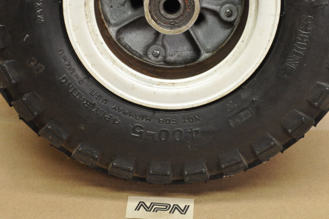 Vtg Used OEM Honda QA50 K0 Rear Wheel Rim Tire Hub Assembly 42601-114 ...