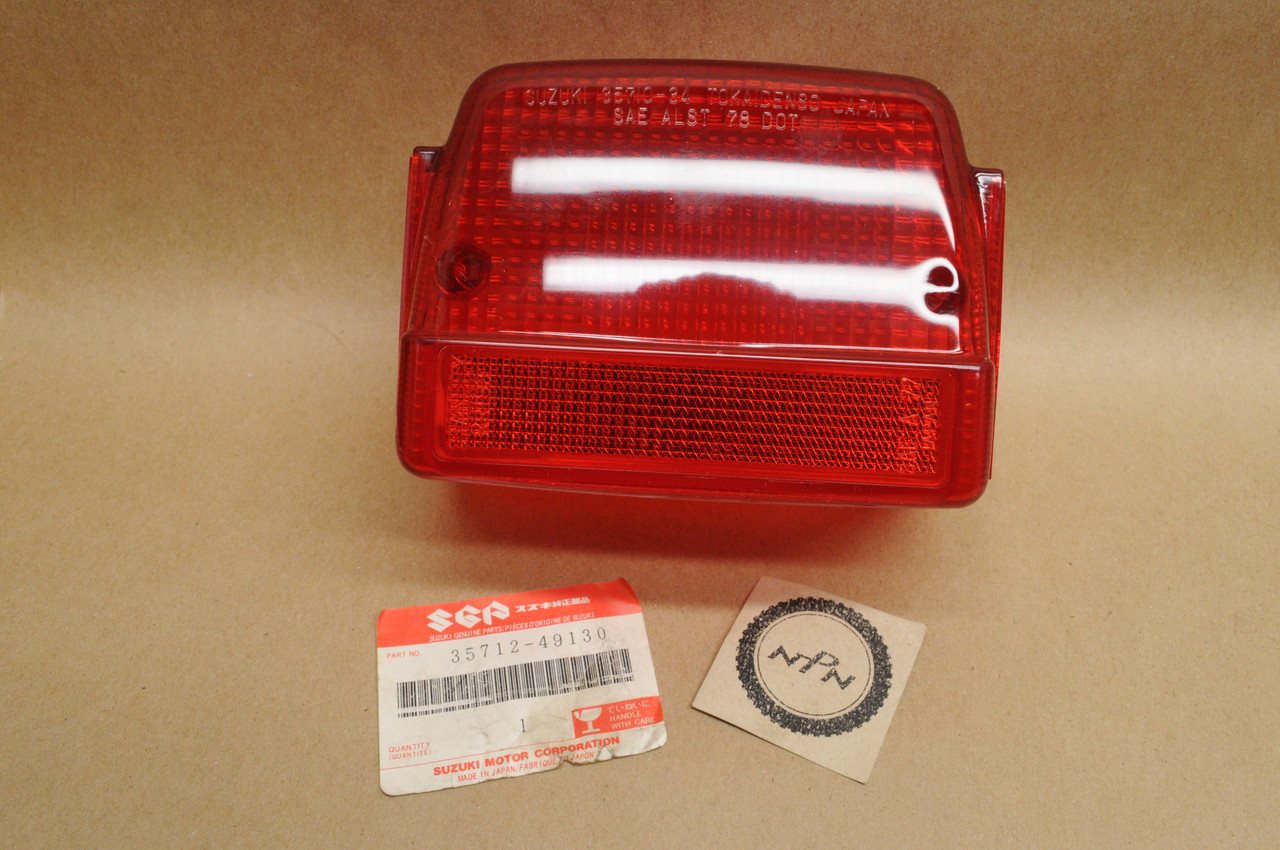 NOS Suzuki GN400 GS1000 GS1100 GS650 GS750 GS850 Tail Light Lens 35712 ...