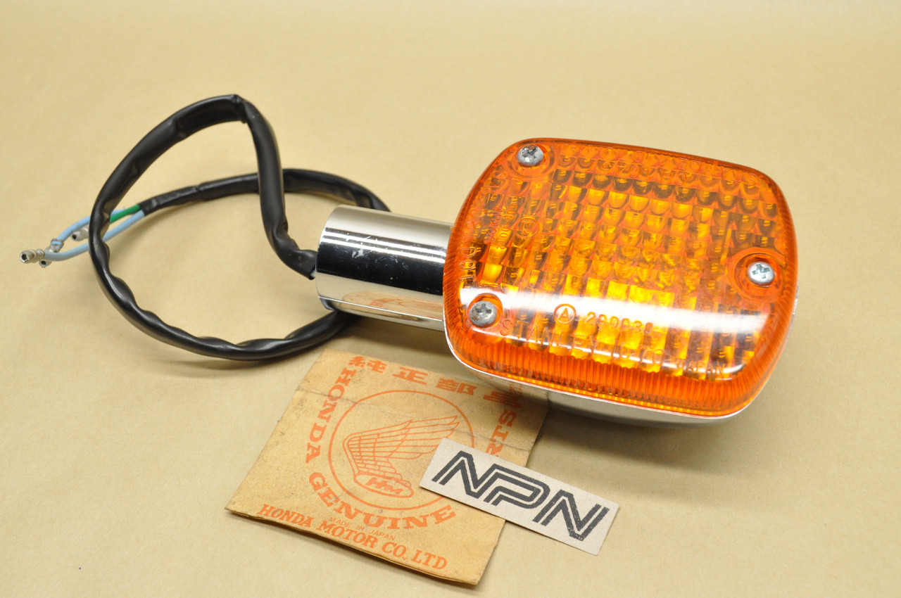 NOS Honda CB550 CB650 VF1100 VF700 VF750 Turn Signal Blinker Assy 33400 ...