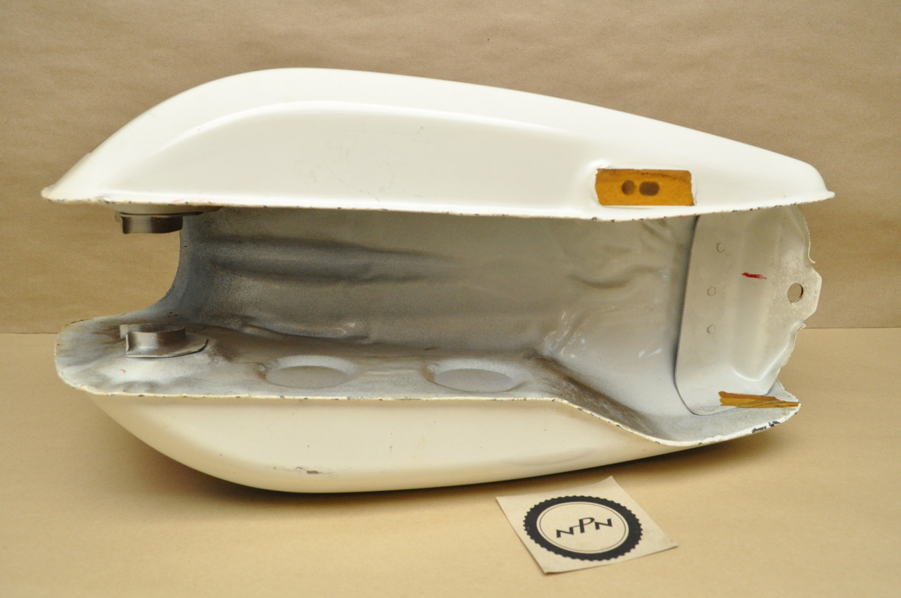 NOS Honda 1972 CB100 K2 Fuel Gas Tank in Scarlet Red 17500-107-780 MC ...