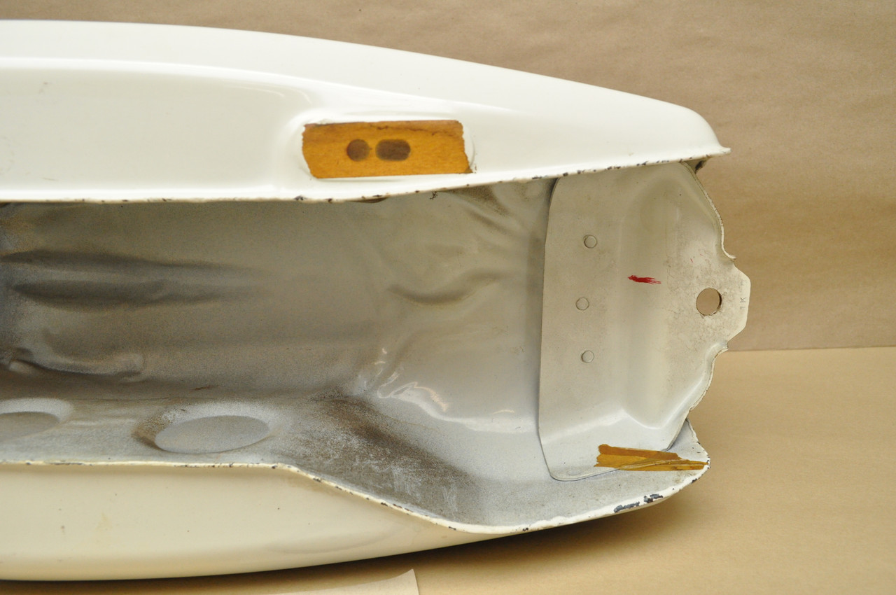 NOS Honda 1972 CB100 K2 Fuel Gas Tank in Scarlet Red 17500-107-780 MC ...