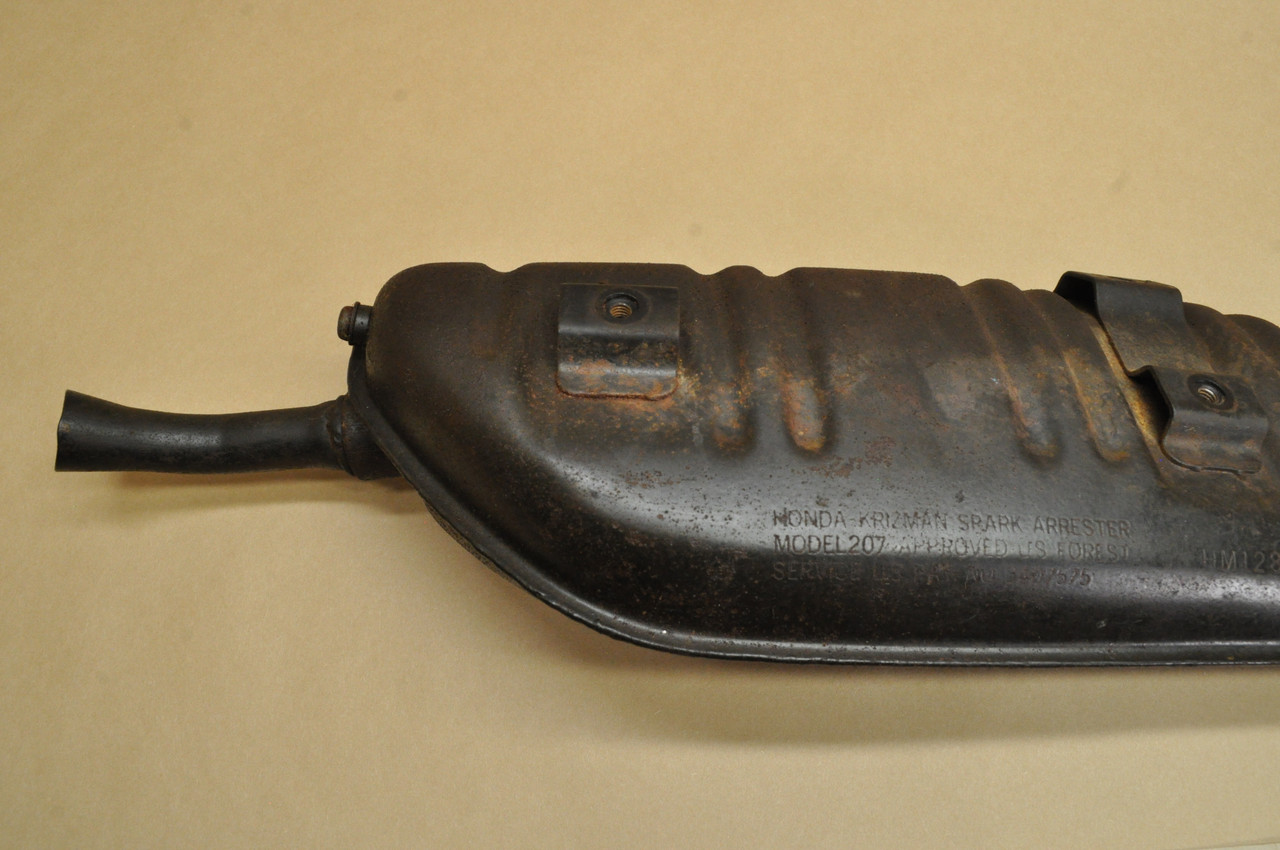 Vintage Used OEM Honda ST90 K0-K2 Exhaust Muffler HM128 18100-128-672 ...