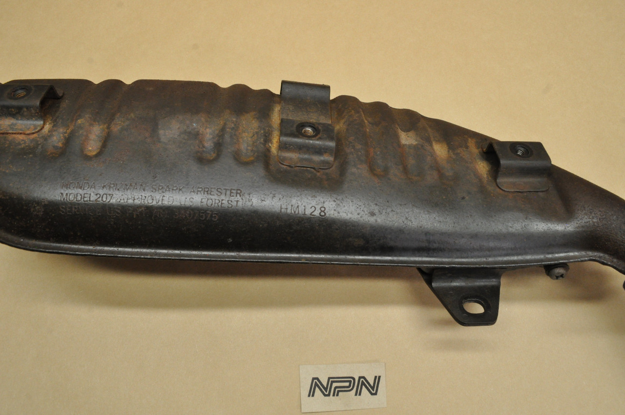 Vintage Used OEM Honda ST90 K0-K2 Exhaust Muffler HM128 18100-128-672 ...