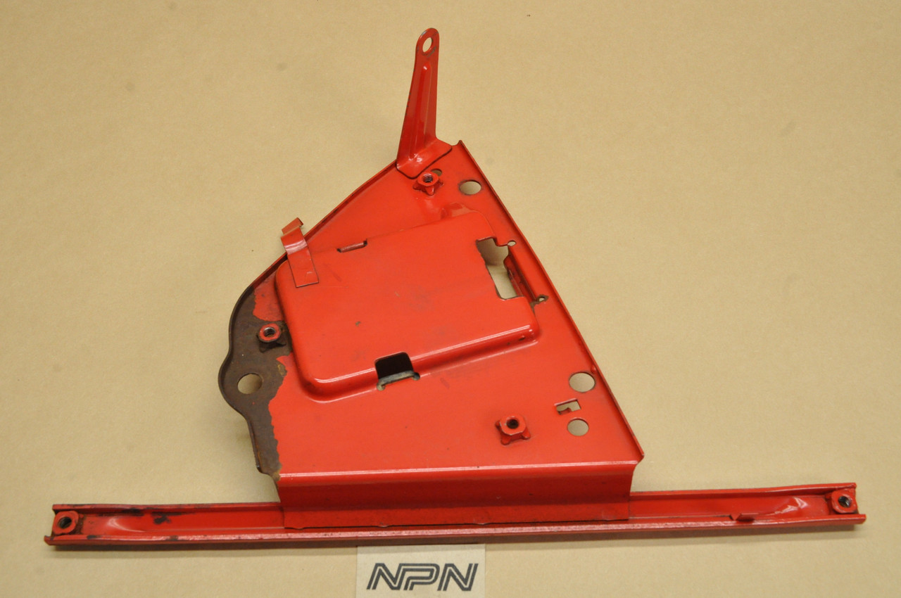Vtg Used OEM Honda P50 Battery Support Plate Mount Bracket Red 50381 ...