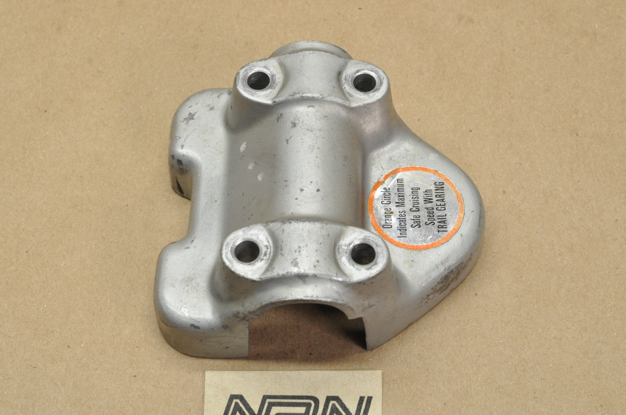 Vtg Used OEM Honda CT200 CT90 Upper Handlebar Top Clamp & Decal 53131 ...