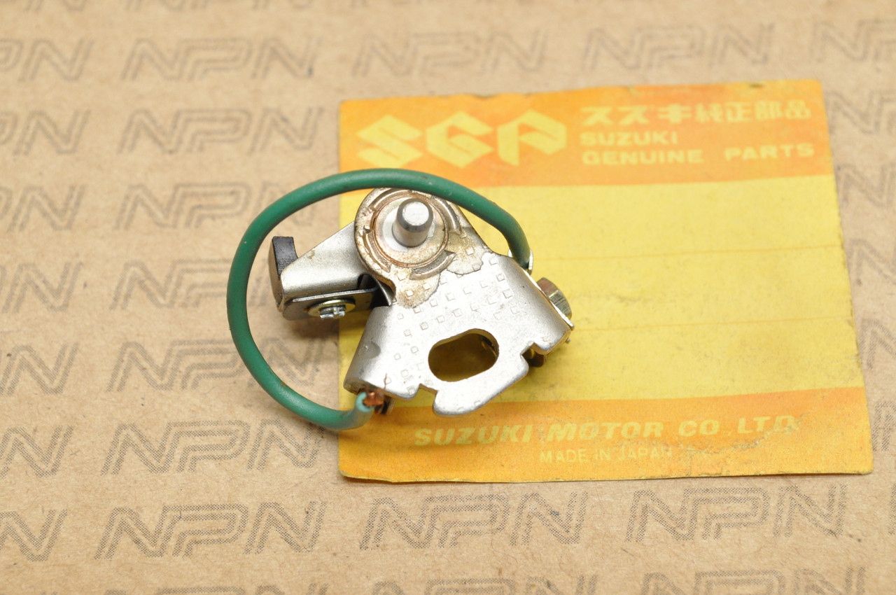NOS Suzuki DS80 F50 RM50 TS100 TS125 Points Contact Breaker 32240-03010 ...