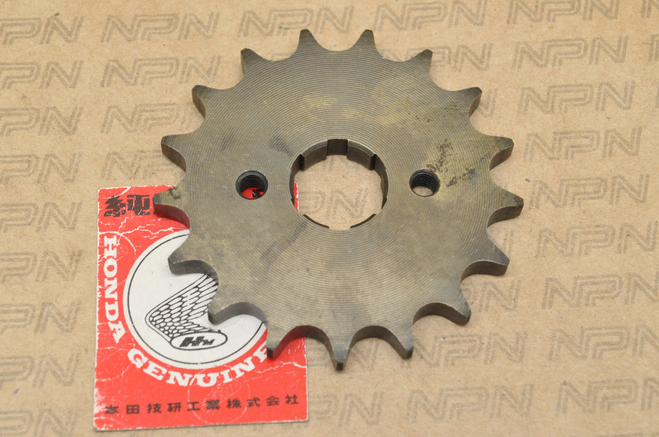 NOS Honda CA160 CB160 CL160 Front Drive Chain Sprocket 17T 23801-216 ...