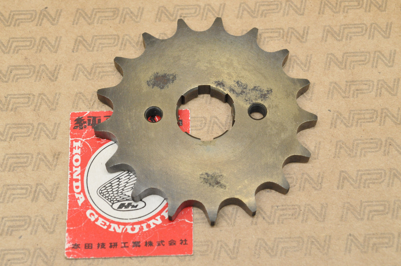 NOS Honda CA160 CB160 CL160 Front Drive Chain Sprocket 17T 23801-216 ...