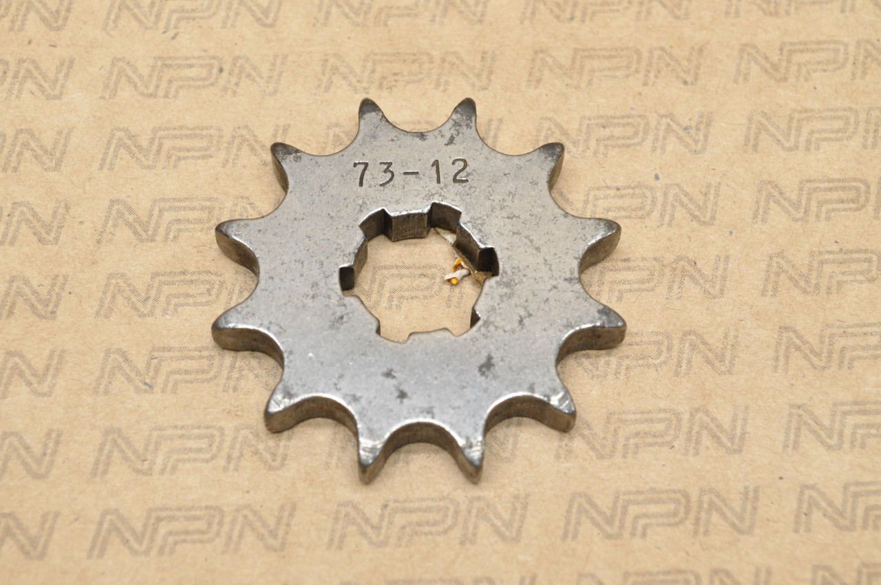NOS Yamaha AT3 DT175 MX125 RD200 TY250 YZ80 Portco Sprocket 12T 93822 ...