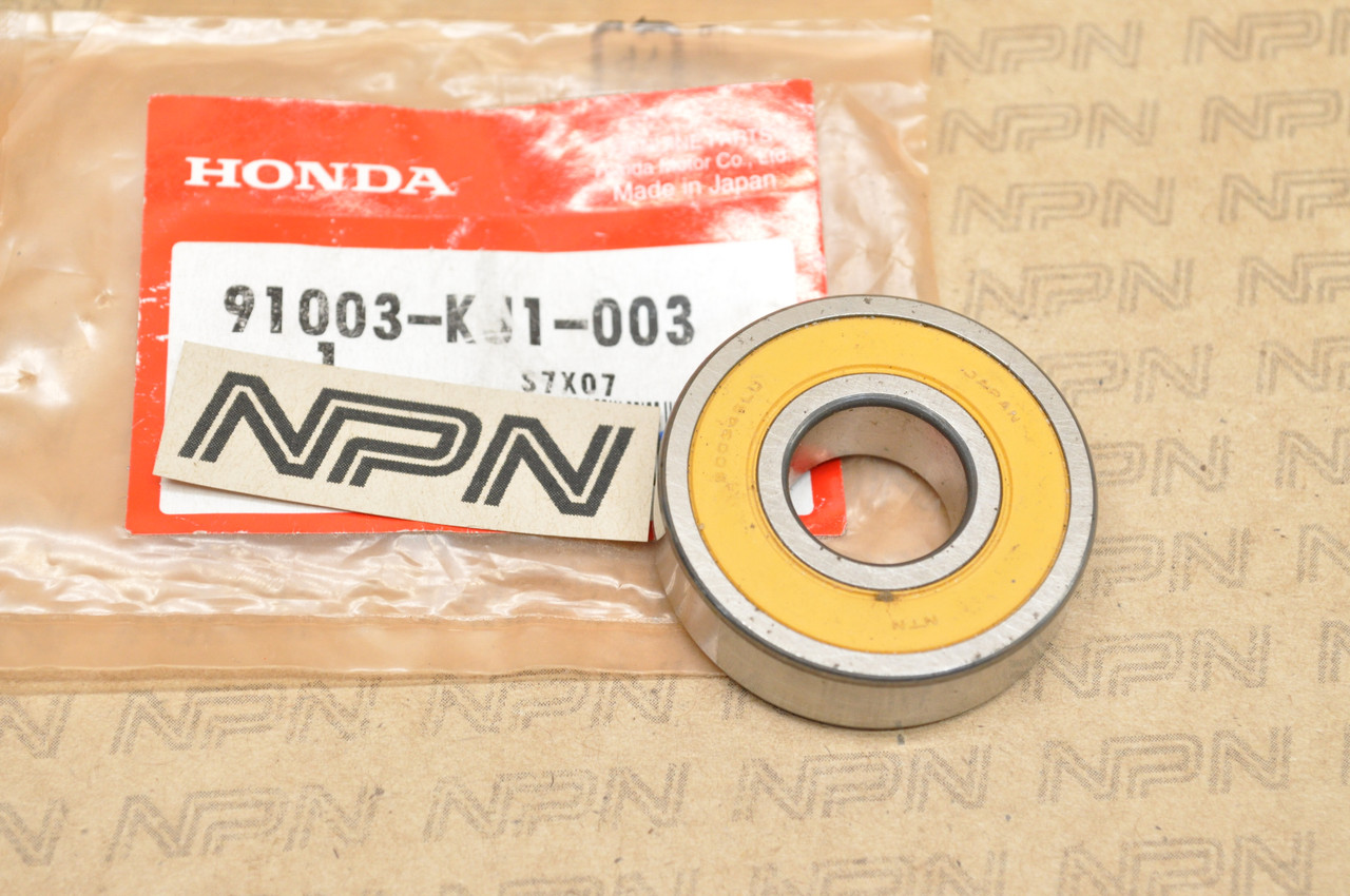 NOS Honda TRX450 XL350 R XR350 R Transmission Radial Ball Bearing 91003 ...