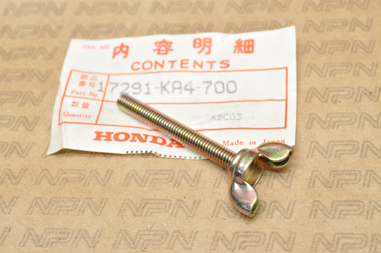 NOS Honda CR125 CR250 CR480 CR500 XR200 XR250 Air Element Bolt 17291 ...