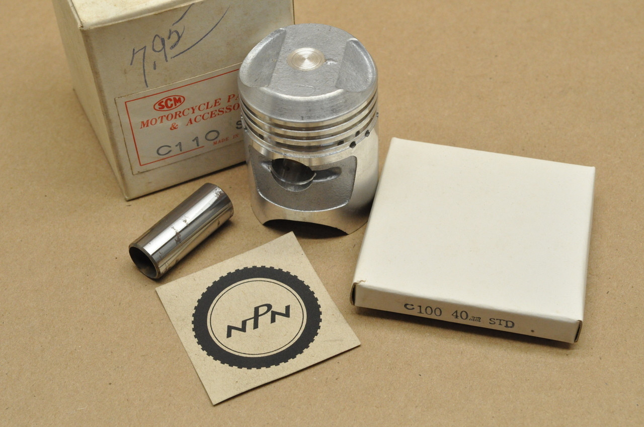 NOS Honda C110 Aftermarket Standard Piston Kit 13009-011-000 - NOS ...