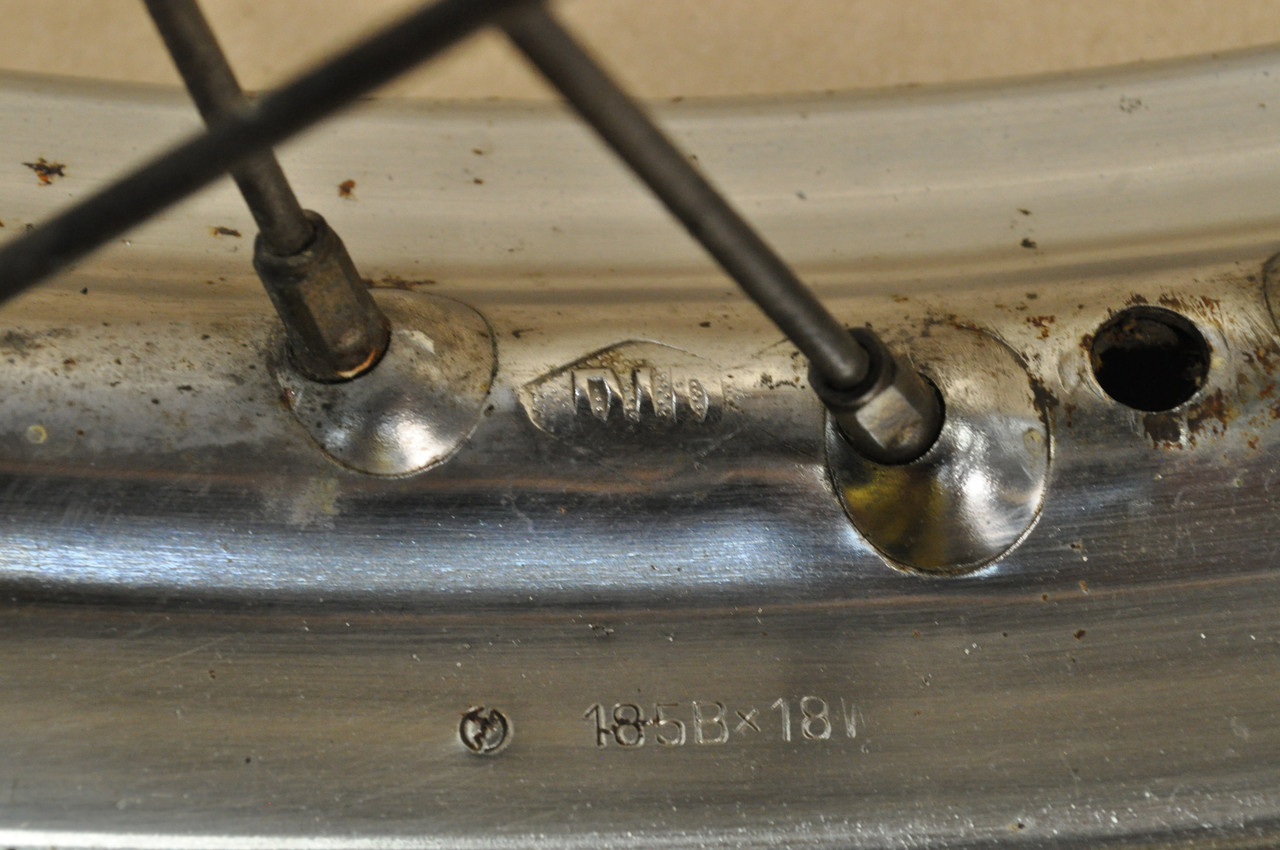 Vtg Used OEM Honda CB350 F CB350 G CB350 K2-K4 Rear Wheel Rim 1.85 x 18 ...