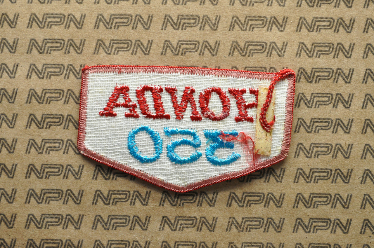 Vintage NOS Honda 350 CB350 CL350 SL350 XL350 Jacket Patch - NOS Parts NOW
