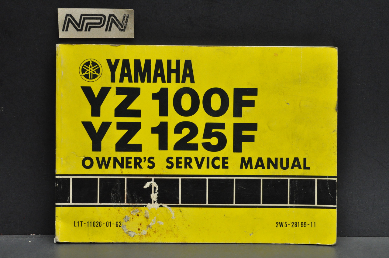 Vtg 1979 Yamaha YZ100 F YZ125 F Motorcycle Owners Manual 1st Ed ...