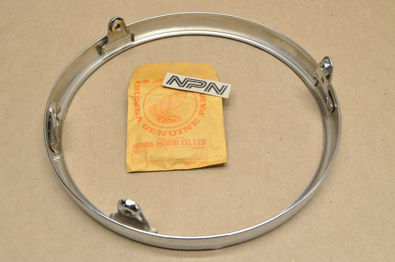 NOS Honda CB450 CB500 CB550 CB750 GL1000 Head Light Bezel Ring 33101 ...