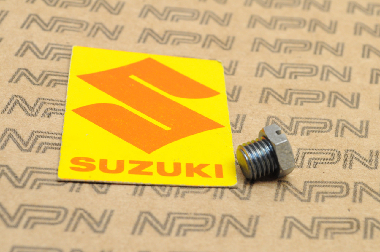NOS Suzuki DS80 GT750 RE5 RM50 TS400 Carburetor Valve Plug Bolt 13664 ...