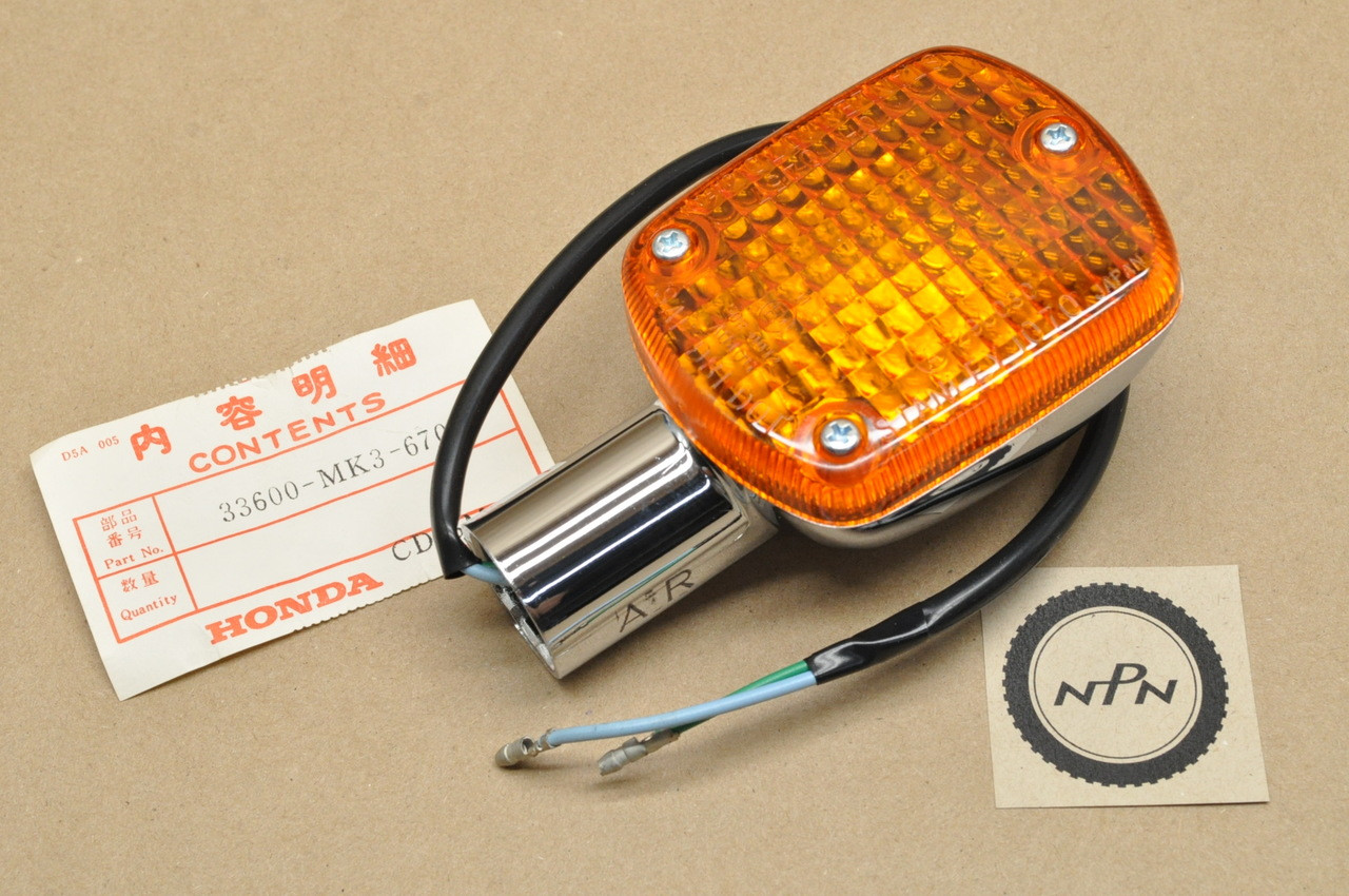 NOS Honda 1985-86 VF700 C Magna Right Rear Blinker Turn Signal 33600 ...
