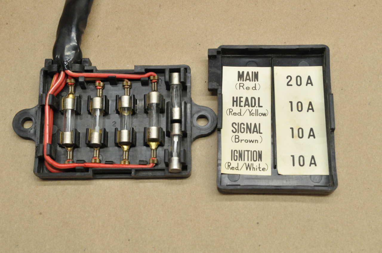 Vintage OEM Yamaha 1976-79 RD400 1977-79 XS750 Fuse Box Assembly 1J7 ...