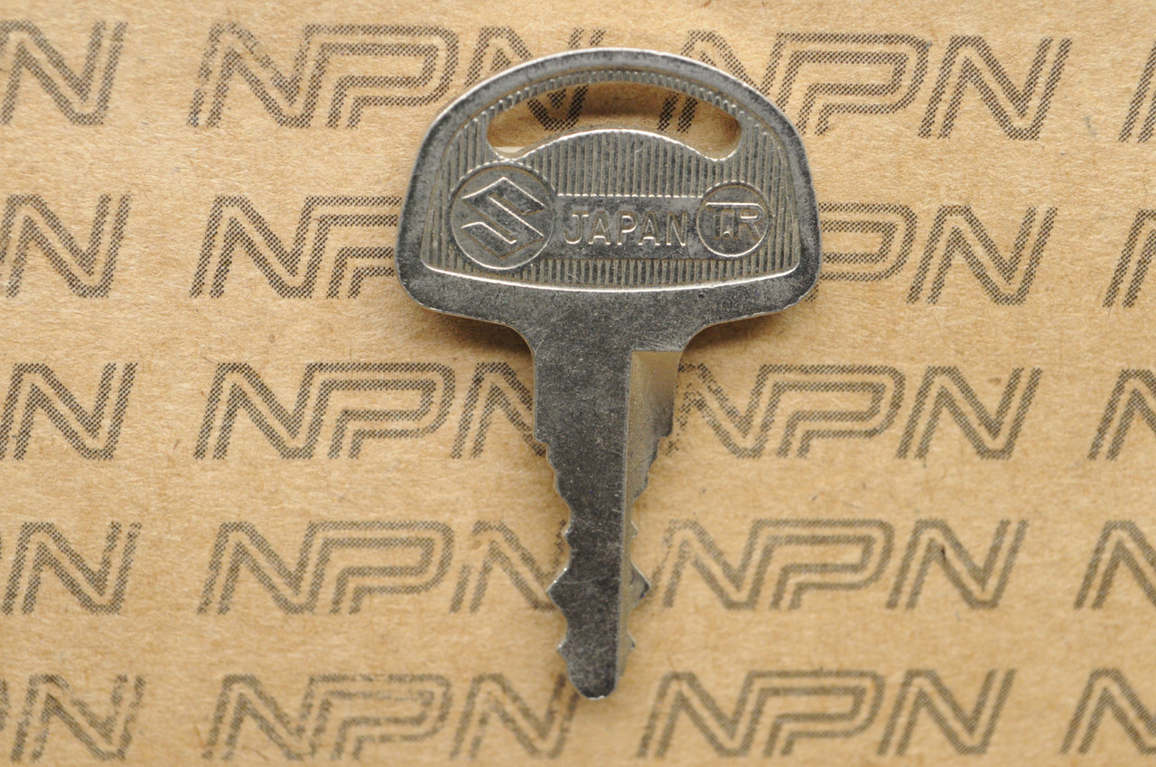 NOS Suzuki Motorcycle Ignition Lock Double Groove Key # 202 - NOS Parts NOW
