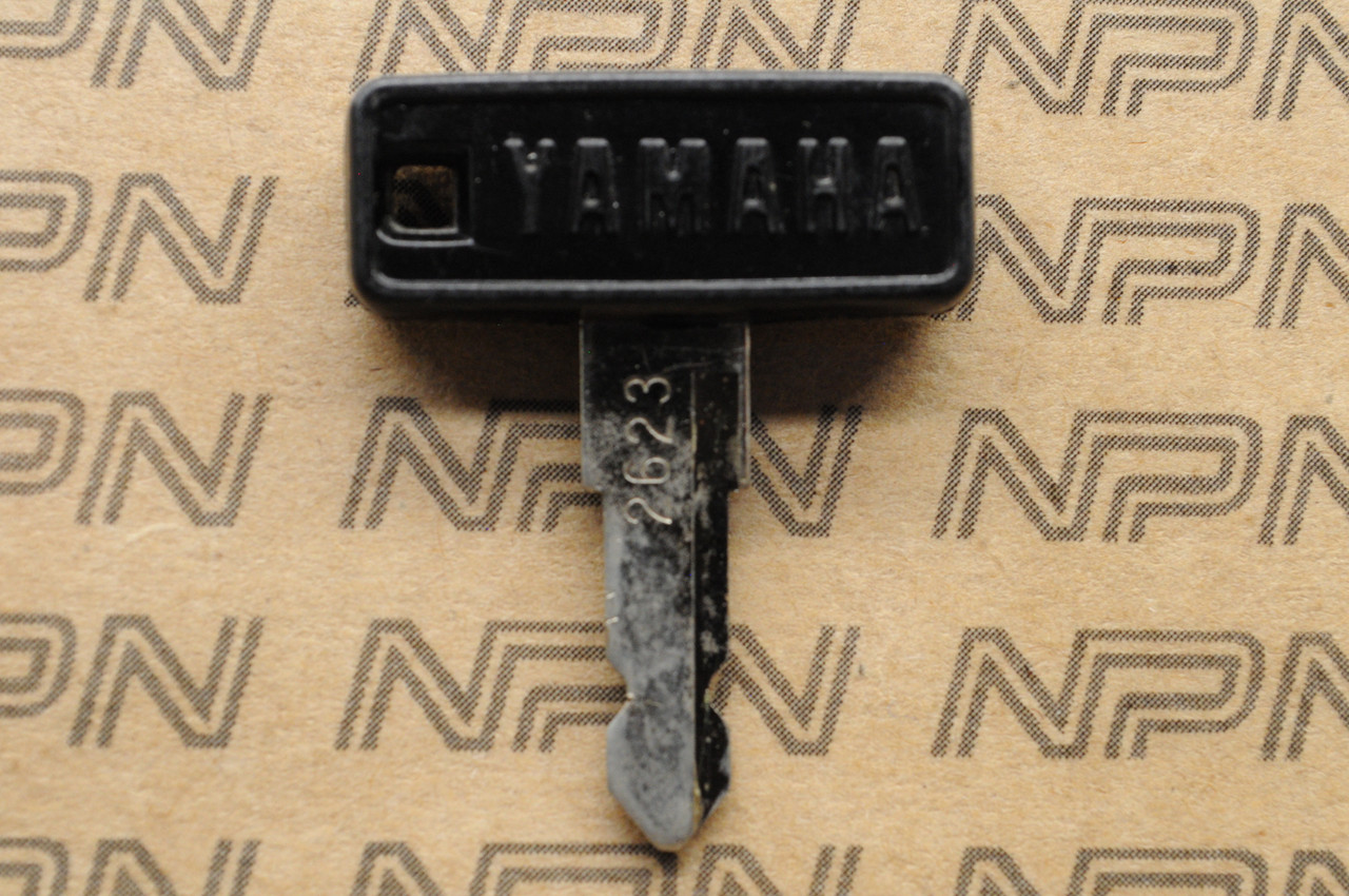 NOS Yamaha Ignition Switch & Lock Black Cap Key # 2623 - NOS Parts NOW