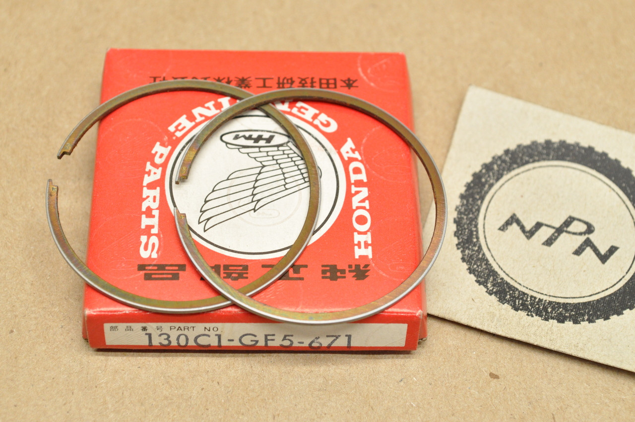 NOS Honda 1983-84 CR60 R .50 Oversize Piston Ring Set for 1 Piston ...