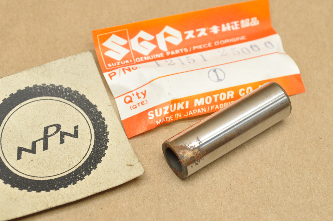 NOS Suzuki DS80 GT185 RM80 TC100 TS100 Piston Wrist Pin 12151-25000 - NOS Parts NOW