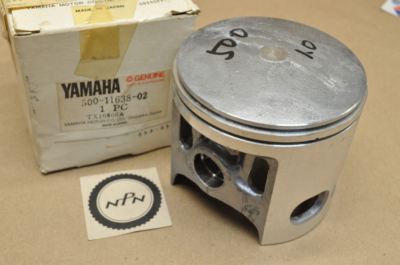 NOS Yamaha 1975-76 DT400 1.00 Oversize Piston 86.00 mm 500-11638-02 ...