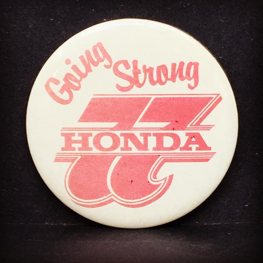 Groovy Honda Pin Button - NOS Parts NOW