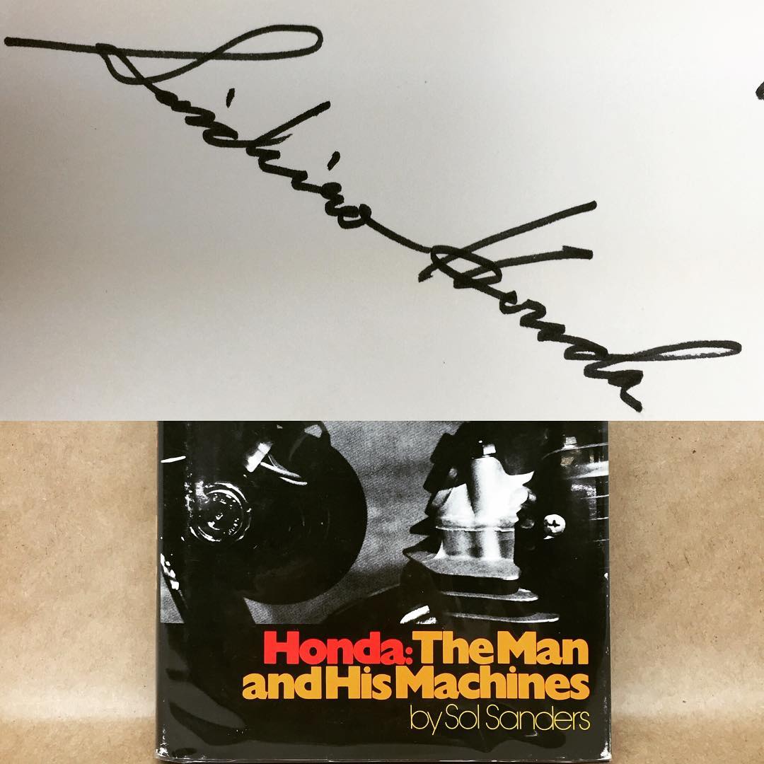 Mr. Honda Signed Copy of Honda: The Man and His Machines - NOS Parts NOW