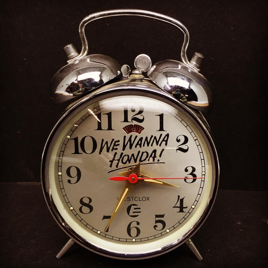 Vintage Honda Alarm Clock Advertising - NOS Parts NOW