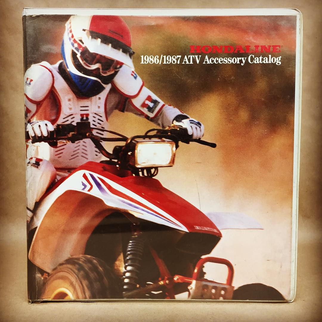 Vintage Honda ATC Accessories Binder Catalog - NOS Parts NOW