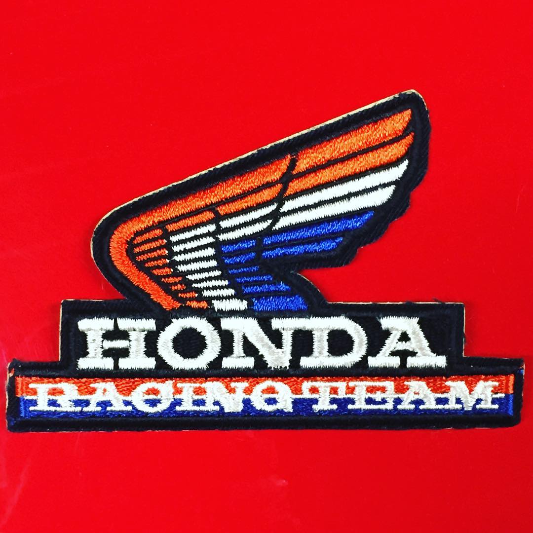 Vintage Honda Motorcycle Racing Patch - NOS Parts NOW