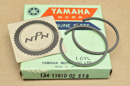 NOS Yamaha 1972 LS2 Standard Size Piston Ring Set for 1 Piston = 2 ...