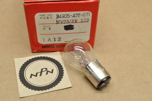 NOS Honda CB450 CB750 CBX GL1200 NT650 VF1100 VT1100 VT750 Bulb 34905 ...