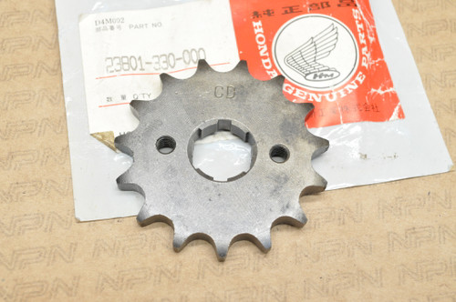 NOS Honda 1978-79 CM185 T 1980-82 CM200 T Twinstar Drive Sprocket 23801 ...