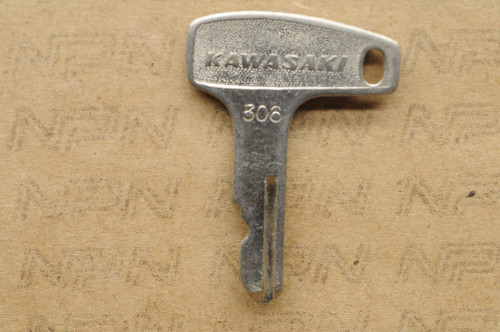 NOS Kawasaki Ignition Switch & Lock Key #306 27008-024-06 - NOS Parts NOW