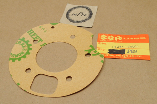 NOS Suzuki 1973-77 TC100 1973-77 TS100 Inner Disk Valve Gasket 12471 ...